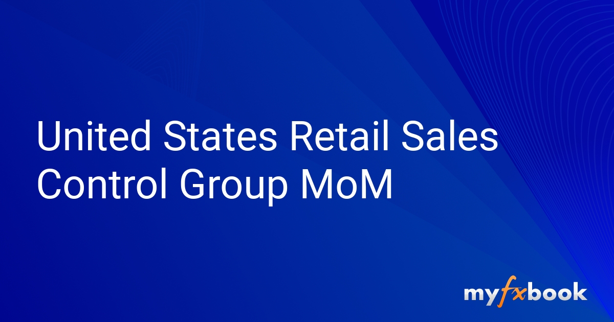 United States Retail Sales Control Group MoM