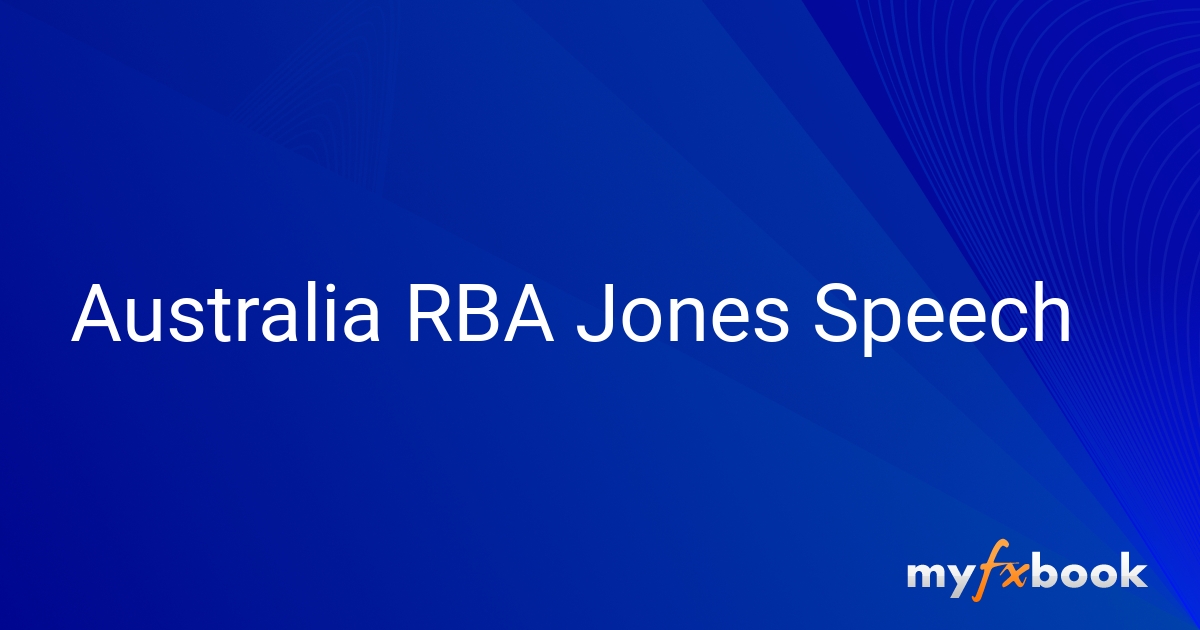 Australia RBA Jones Speech