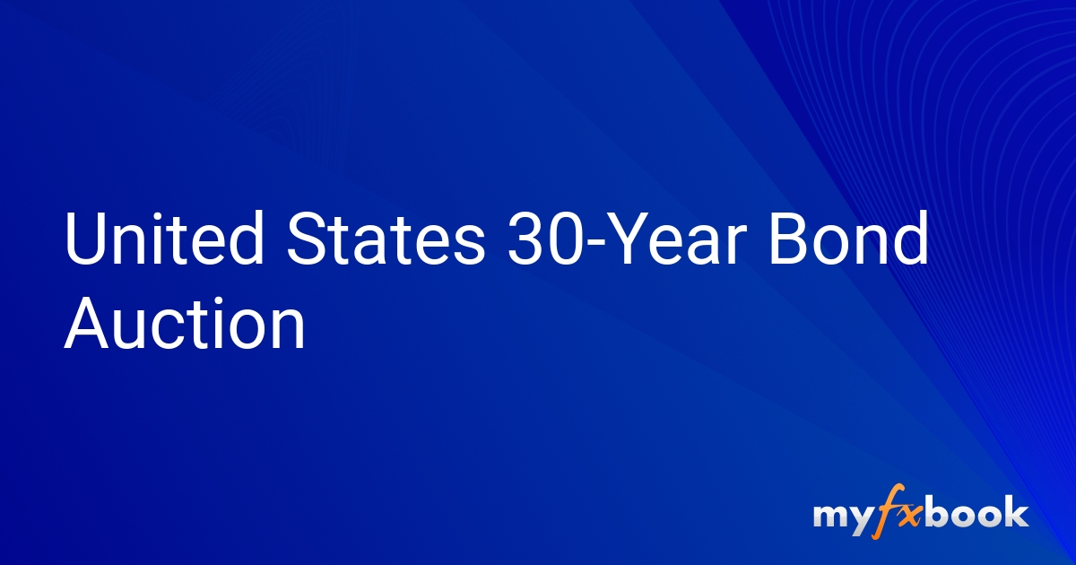 United States 30-Year Bond Auction