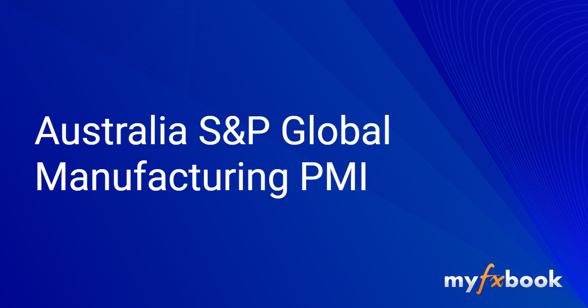 Australia S&P Global Manufacturing PMI
